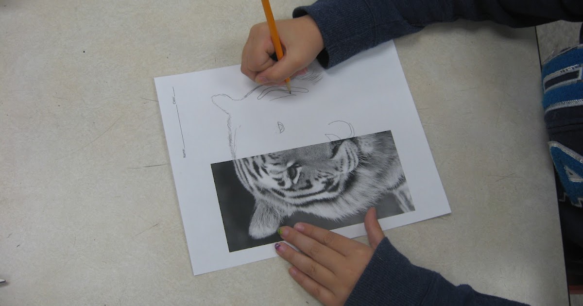 Art Sub Lessons: Draw the Other Half Worksheet